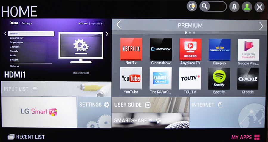 3 . В разделе “My Apps” выберите “LG Smart World”.
