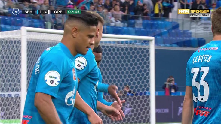 Смотреть "Футбол. Чемпионат России 2022/2023. Зенит - Оренбург. 1 тайм" онлайн от 11/09/2022 ...