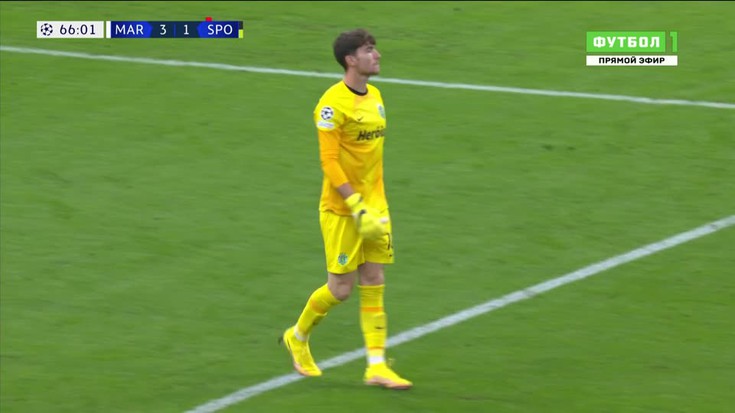 Смотреть "Футбол. Лига Чемпионов 2022/2023. Марсель (Франция) - Спортинг (Португалия). 2 тайм ...