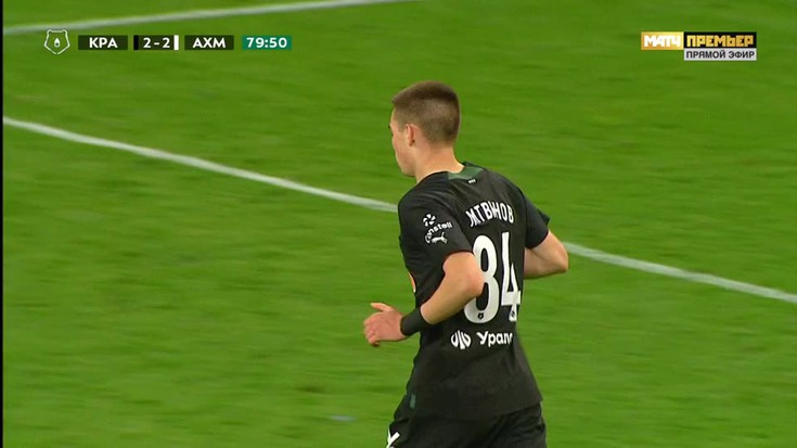 Смотреть "Футбол. Чемпионат России 2022/2023. Краснодар - Ахмат. 2 тайм" онлайн от 15/10/2022 ...