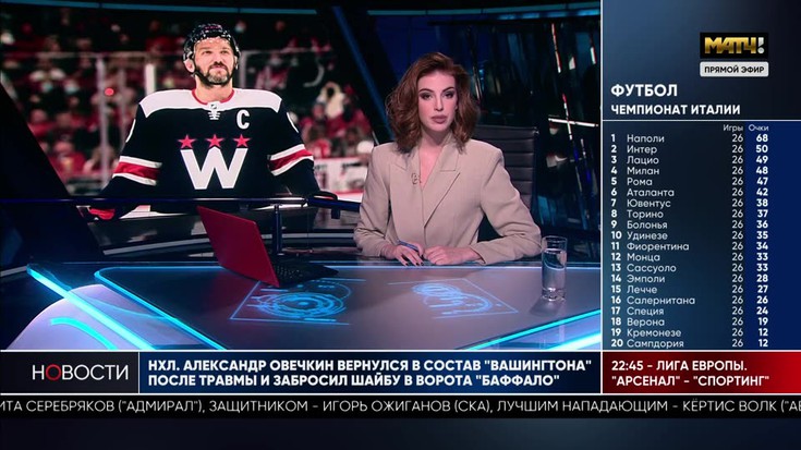 Смотреть "Новости спорта. 4776 выпуск" онлайн от 16/03/2023 - eTVnet